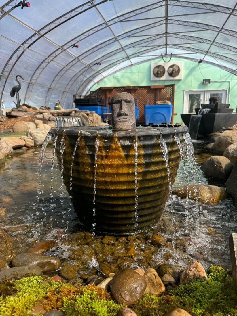 360 Ribbon Fountain | Garden State Koi Pond & Waterfall Design Center