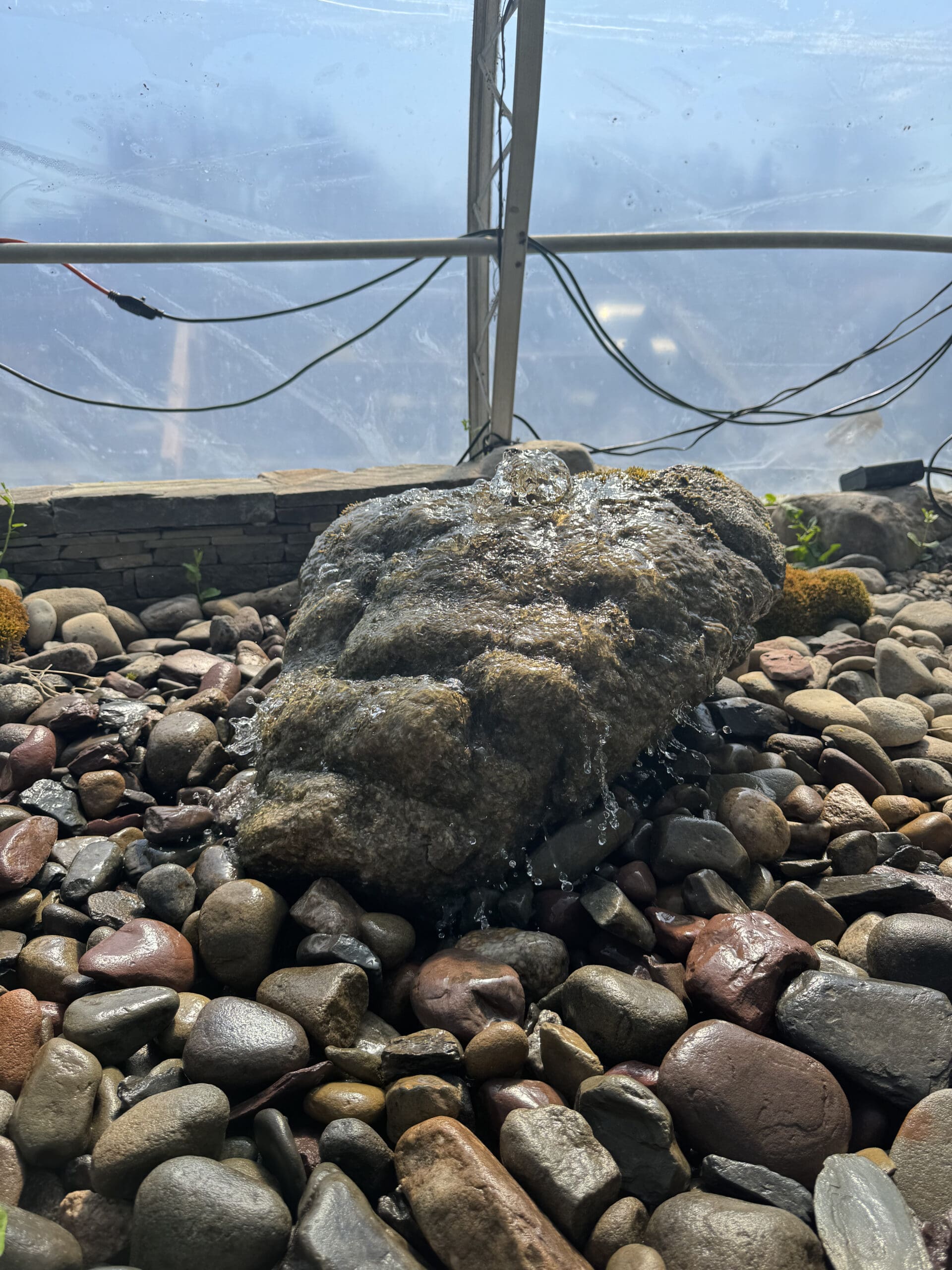 Small Bubbling Rock | Garden State Koi Pond & Waterfall Design Center